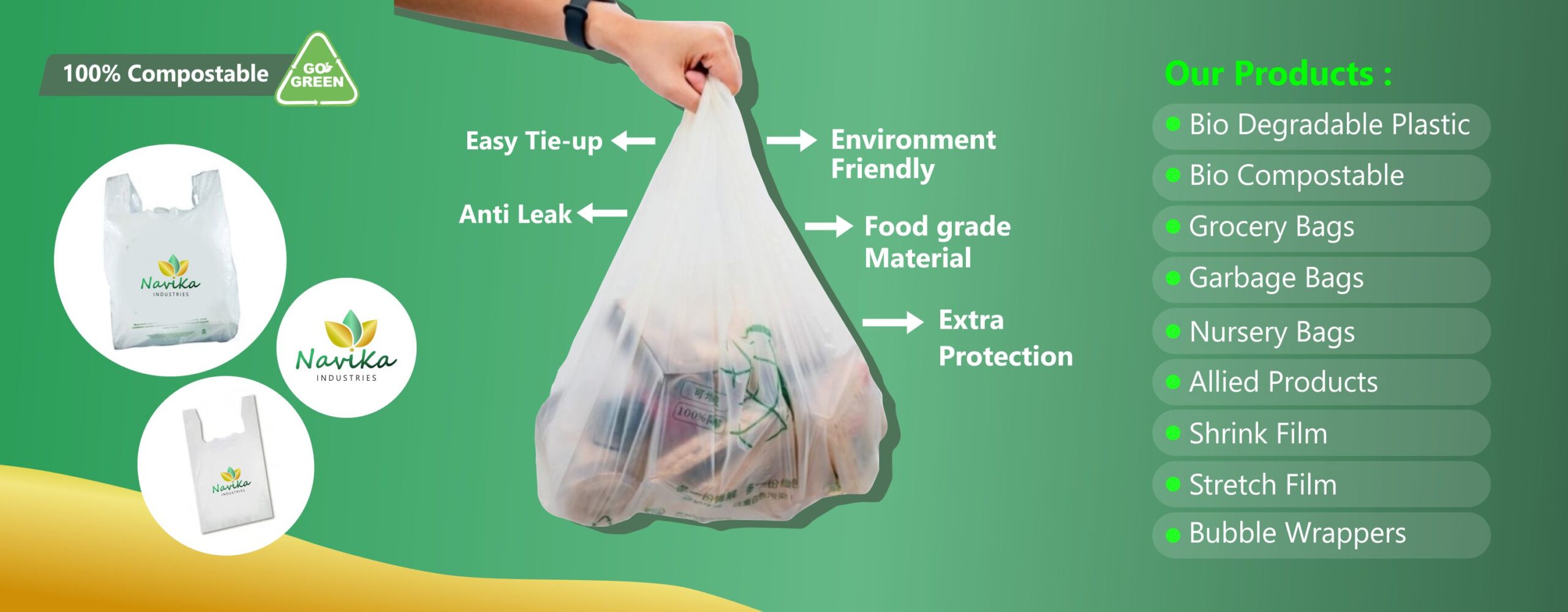 Navika Industries - Bio Compostable Bags manufacturers in Ranchi
